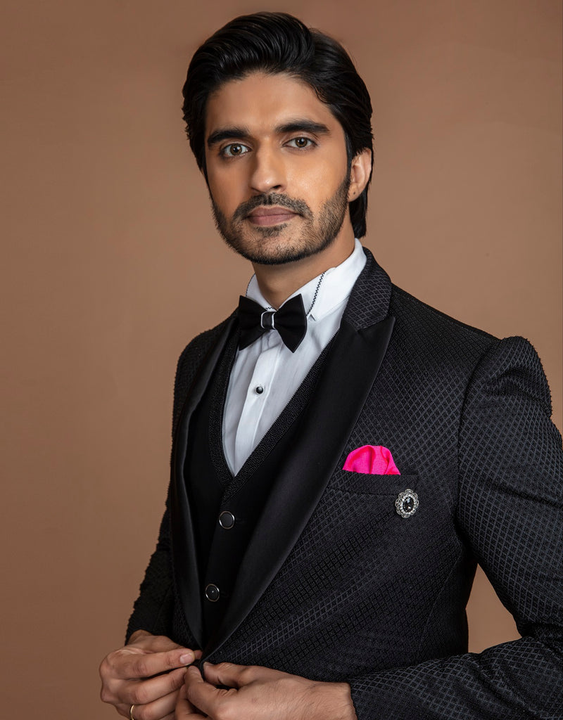 BLACK PEARL WORK TUXEDO SUIT